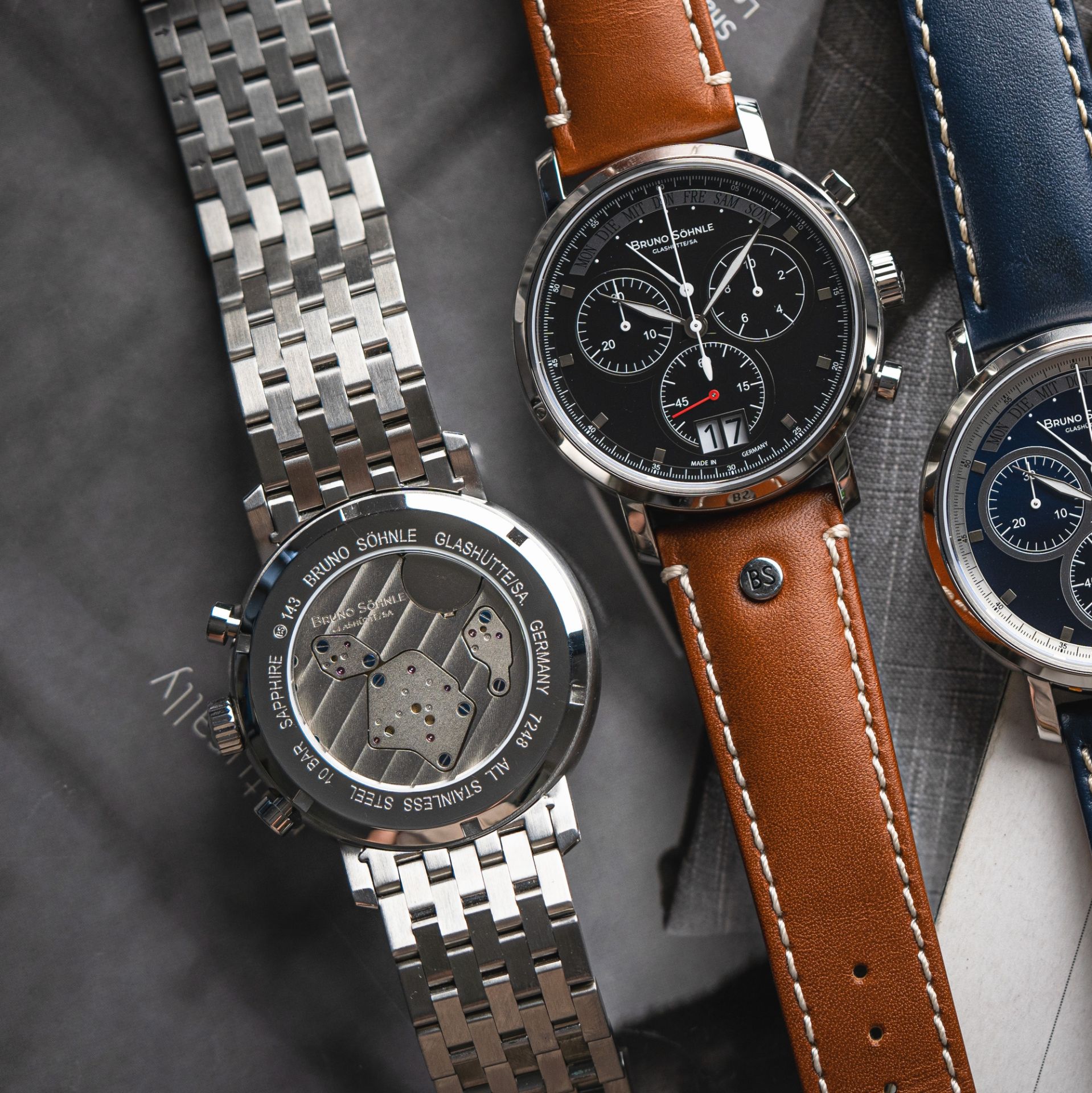 Bruno Söhnle Glashütte | Herrenuhr Marcato 17-13143-842